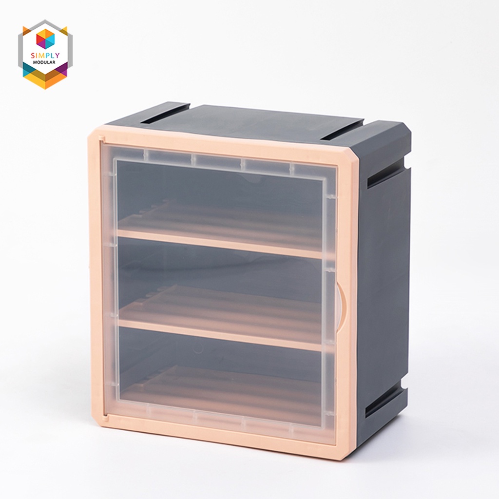 Qubit Versa Cube Mini Desktop Drawer with Transparent Compartments ...