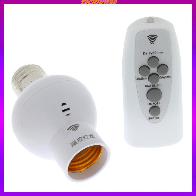 High Quality Wireless Remote Control E27 Bulb Socket 5-10m Control ...