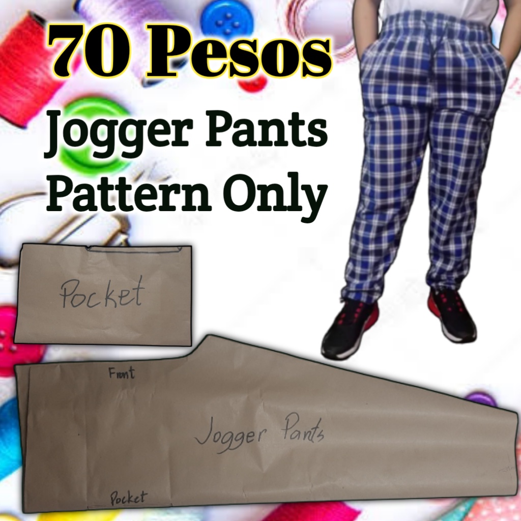 Jogger Pants PATTERN ONLY Adult 2 Sizes Free size and Plus Size Unisex ...