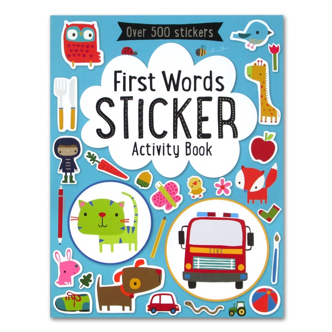 First Words Sticker Activity Book with over 500 stickers | Shopee ...