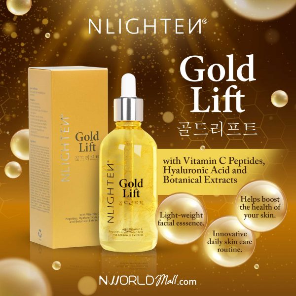 NLIGHTEN GOLD LIFT W/ VITAMIN C, PEPTIDES, HYALURONIC ACID AND ...