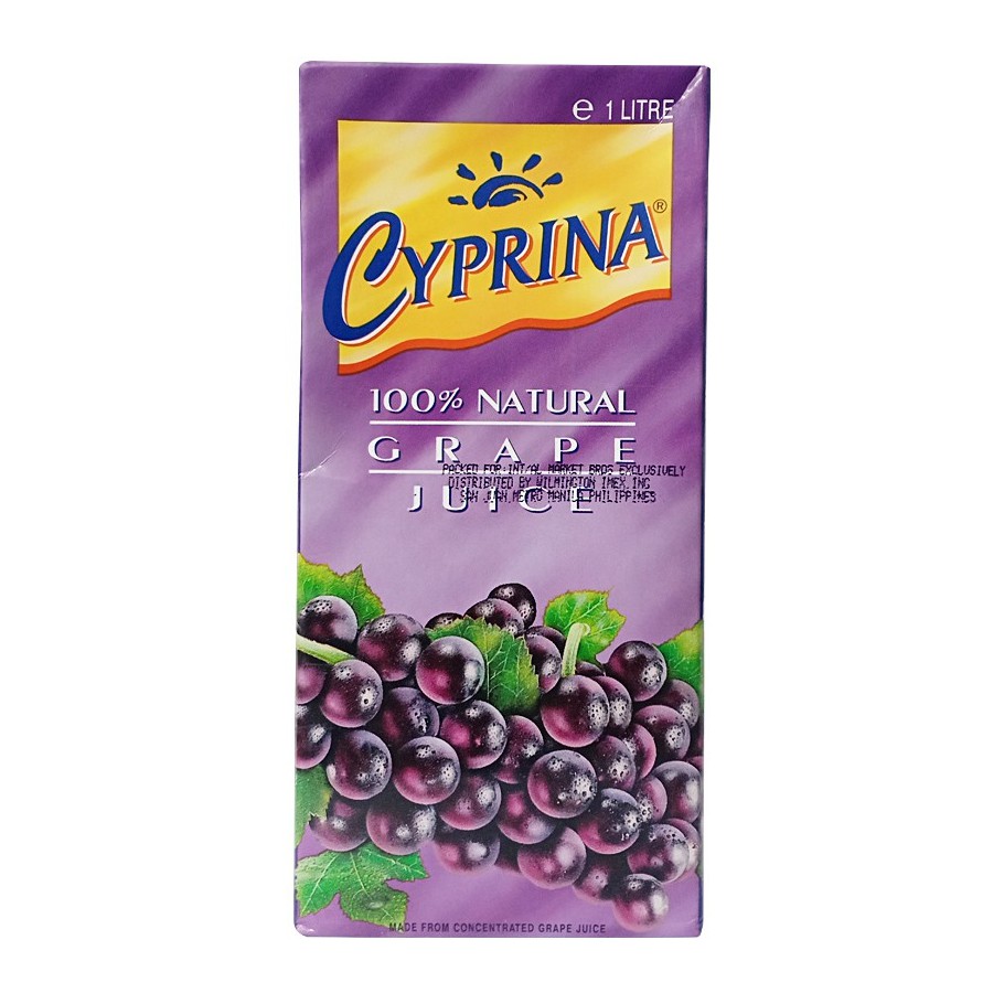 Cyprina Red Grape Juice ( 1L ) | Shopee Philippines