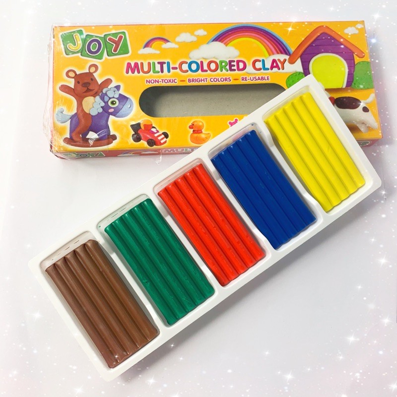 NO. SCL 6010 Joy 10 Color Clay Bar modeling clay assorted colors for ...