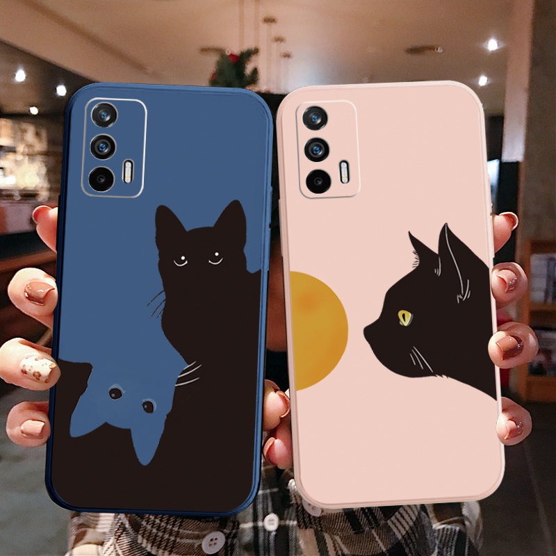 For OPPO A16 A94 A53 A15 A12 AX7 A52 A72 A92 A74 A54 5G Cats Square ...