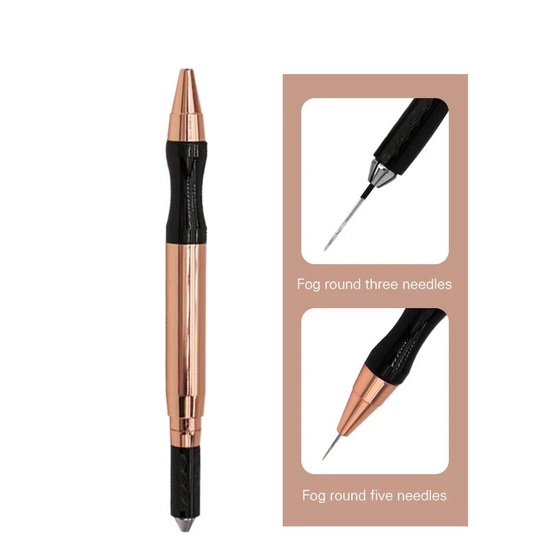 Double Headed Bouncing Tattoo Microblading Pen with Spring Tattoo Gun ...