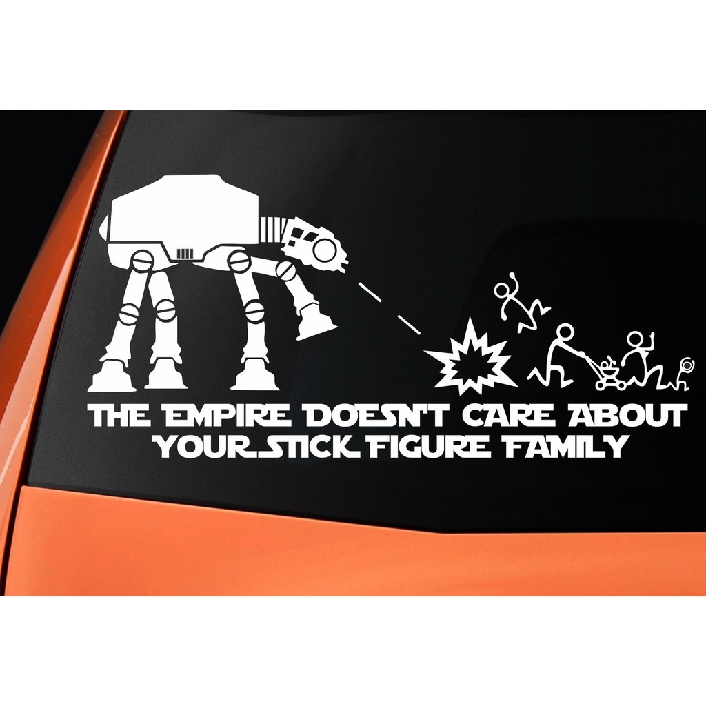 Vinyl Decal - Star Wars Inspired 'The Empire Doesnt Care About Your ...