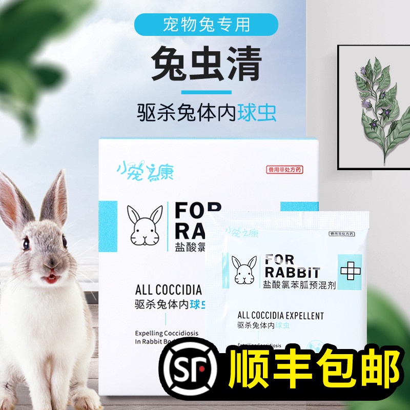 Rabbit coccidia medicine pet rabbit in vivo vermifuge rabbit medicine ...
