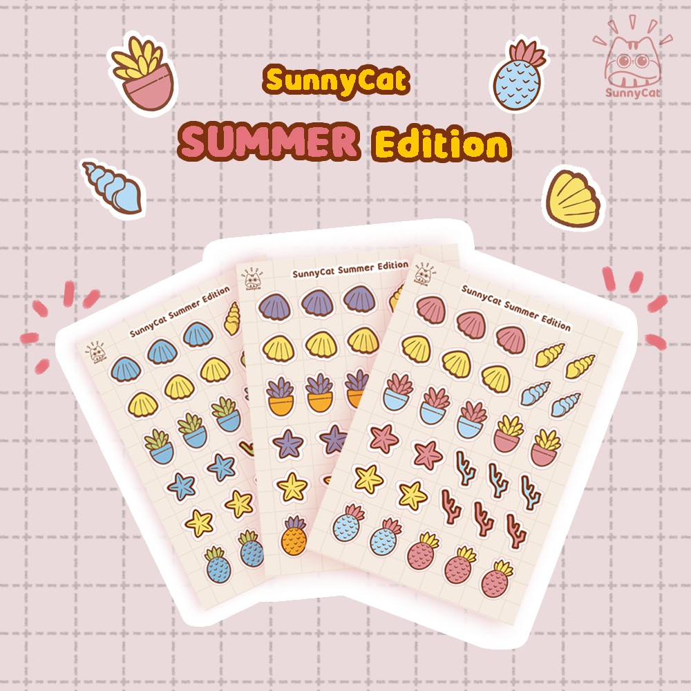 Summer Ornament Stickers Variant 1 | Shopee Philippines