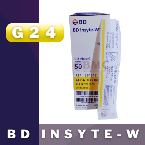 BD Insyte with Wings IV Catheter (G18, G20, G22, G24) (Per Piece ...