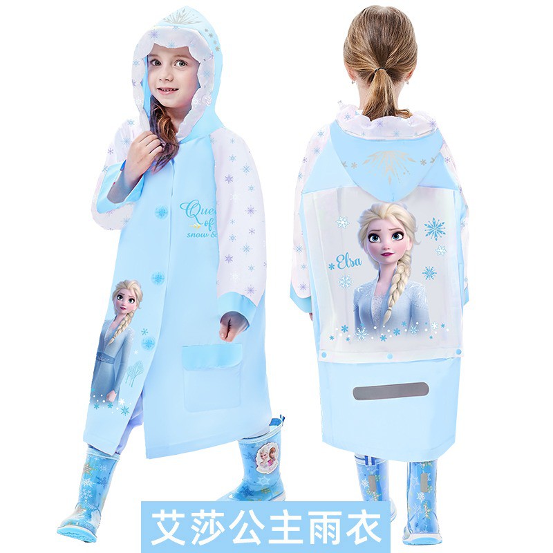 Disney Frozen Children's raincoats boys and girls primary school kids ...