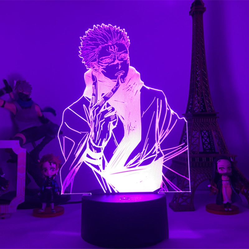 3D LED Jujutsu Kaisen Yuji Itadori Gojo Satoru Nanami Kento Ryomen ...