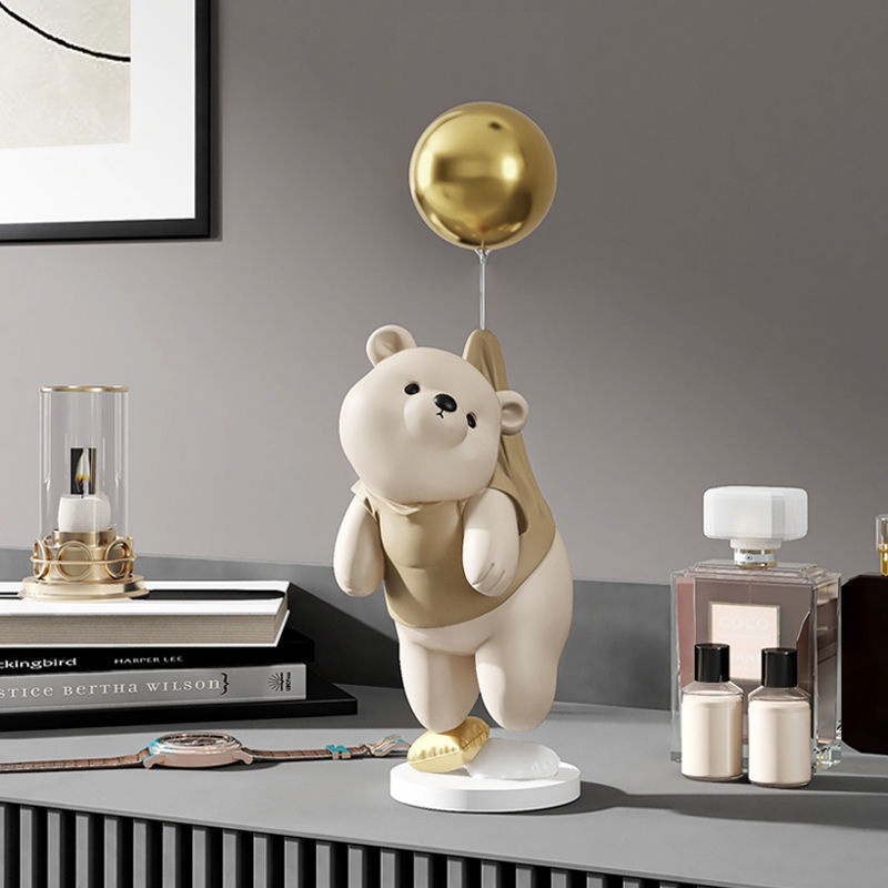 Home Decorations And Display Bear Ornaments Bedroom Figurines Modern ...