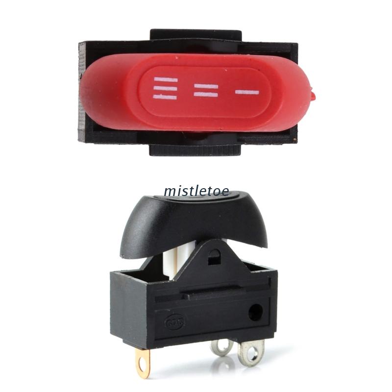 MIS Electric Hair Blower Rocker Switch Hair Dryer Parts 3 Pin 3 ...