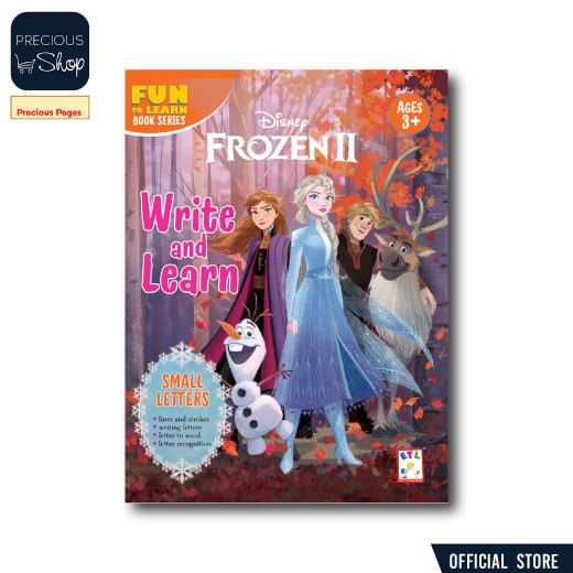 Frozen 2, Fun to Learn Book Series - Write and Learn Small Letters Ages ...