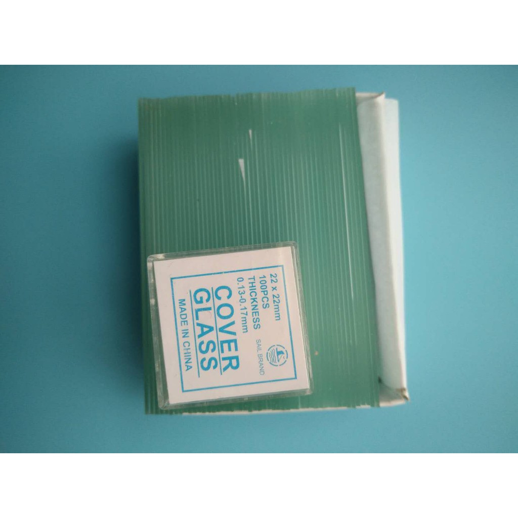 50PCS Blank Microscope Slides & 100PCS Square Cover Glass（22mm22mm ...