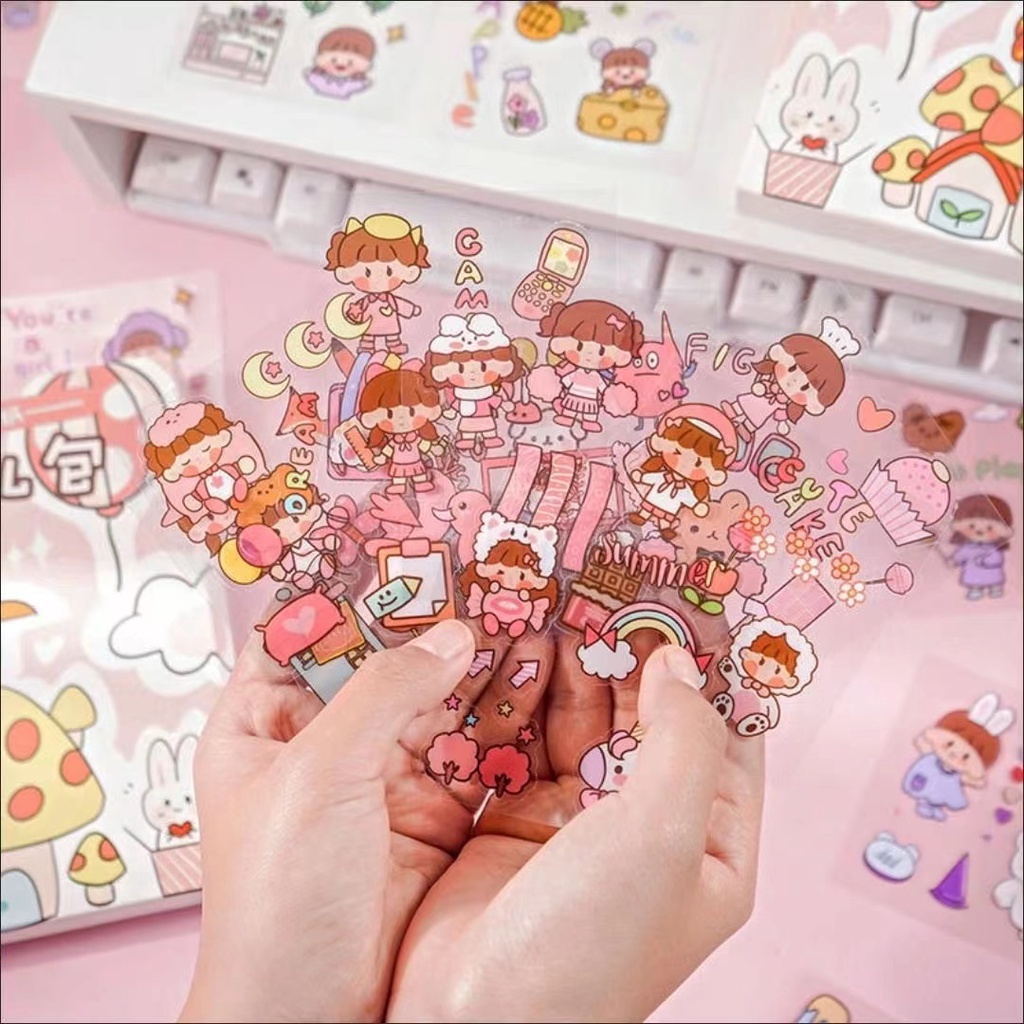 ins Stickers Laptop Stickers Pack 10 Pcs Cute Aesthetic Decals Water ...