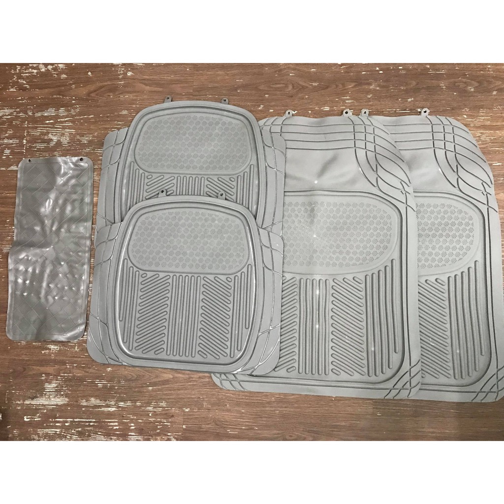 Premium Quality Heavy Duty 5Pc Pvc Rubber Gray Car Mat | Shopee Philippines