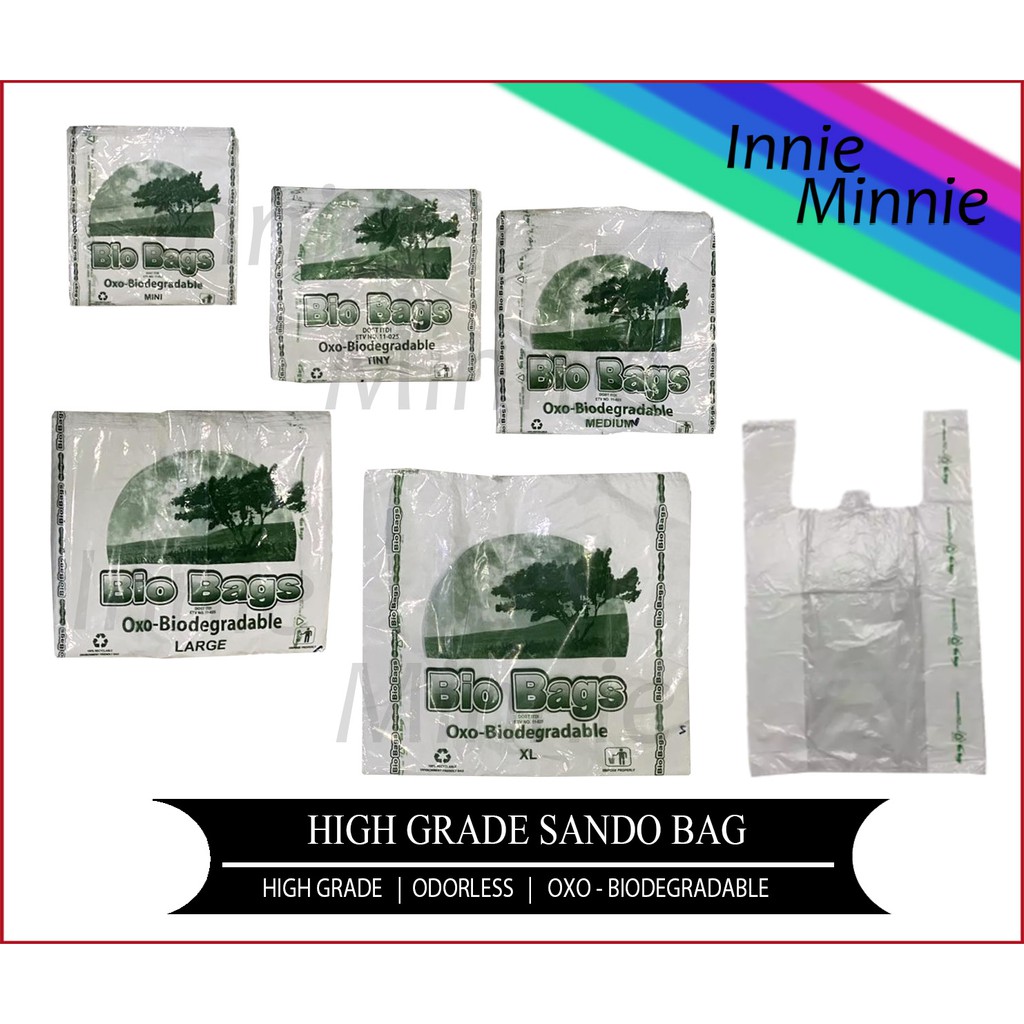 Sando Bag BIO BAGS oxo biodegradable | Shopee Philippines