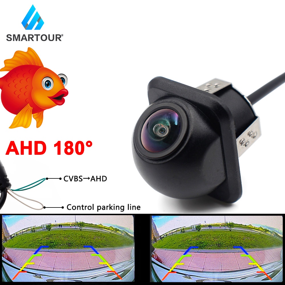 Smartour 180 AHD Car Rear View Camera Fisheye Full HD Night Vision ...