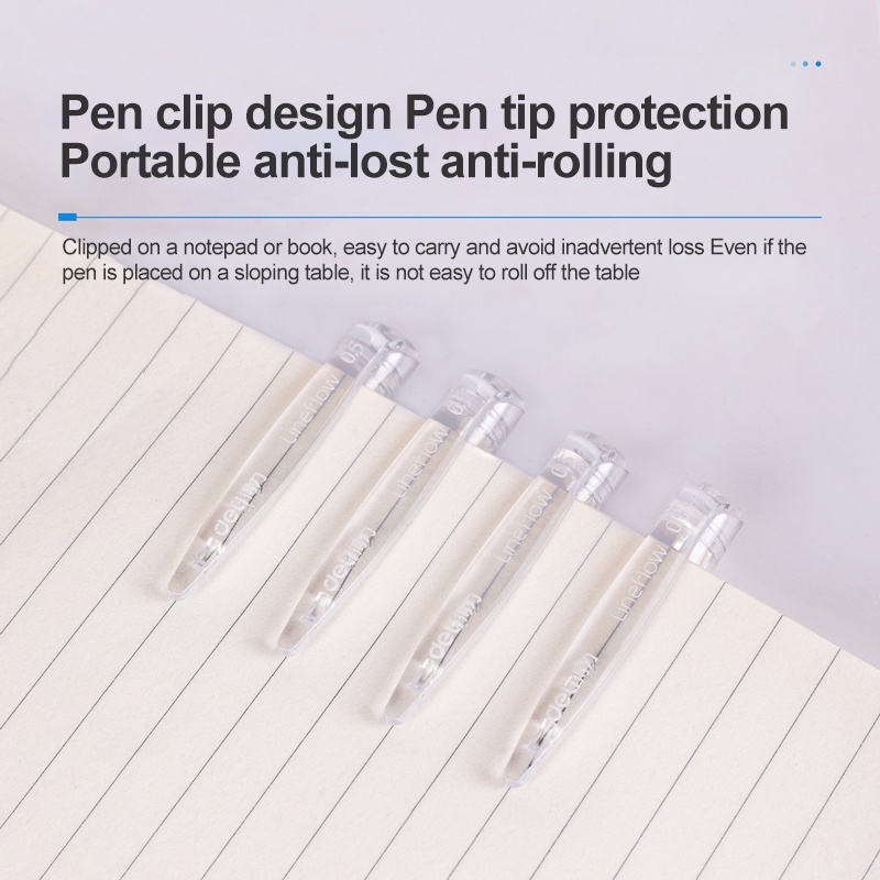 Deli Gelpen Pull Cap Ballpen Gel Pen Test Writing Pen 0.5mm | Shopee ...
