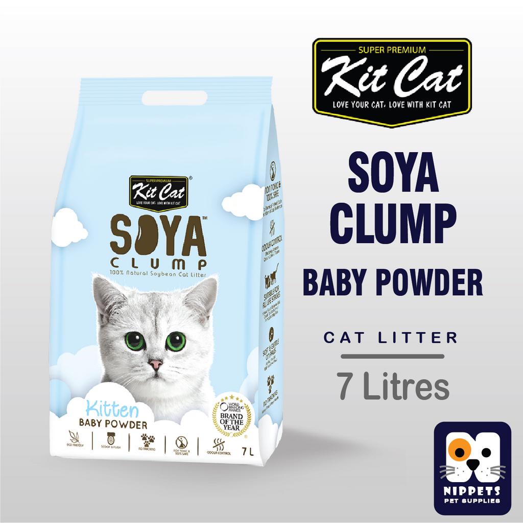 KITCAT Soya Clump Litter (Baby Powder) 7L | Shopee Philippines