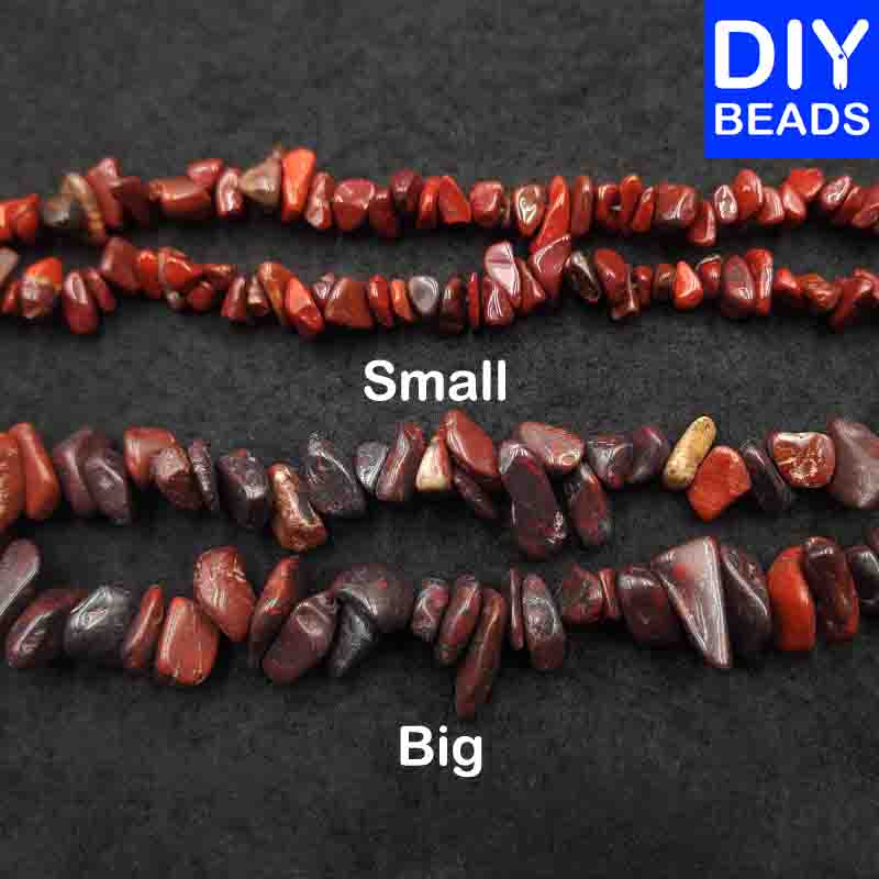 Diy Beads Chipstone Poppy Jasper (34'cm long) | Shopee Philippines