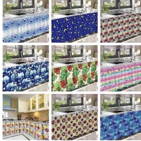 2022 New Lababo Kitchen Curtain sink panlababo Half Curtain 150*70cm ...