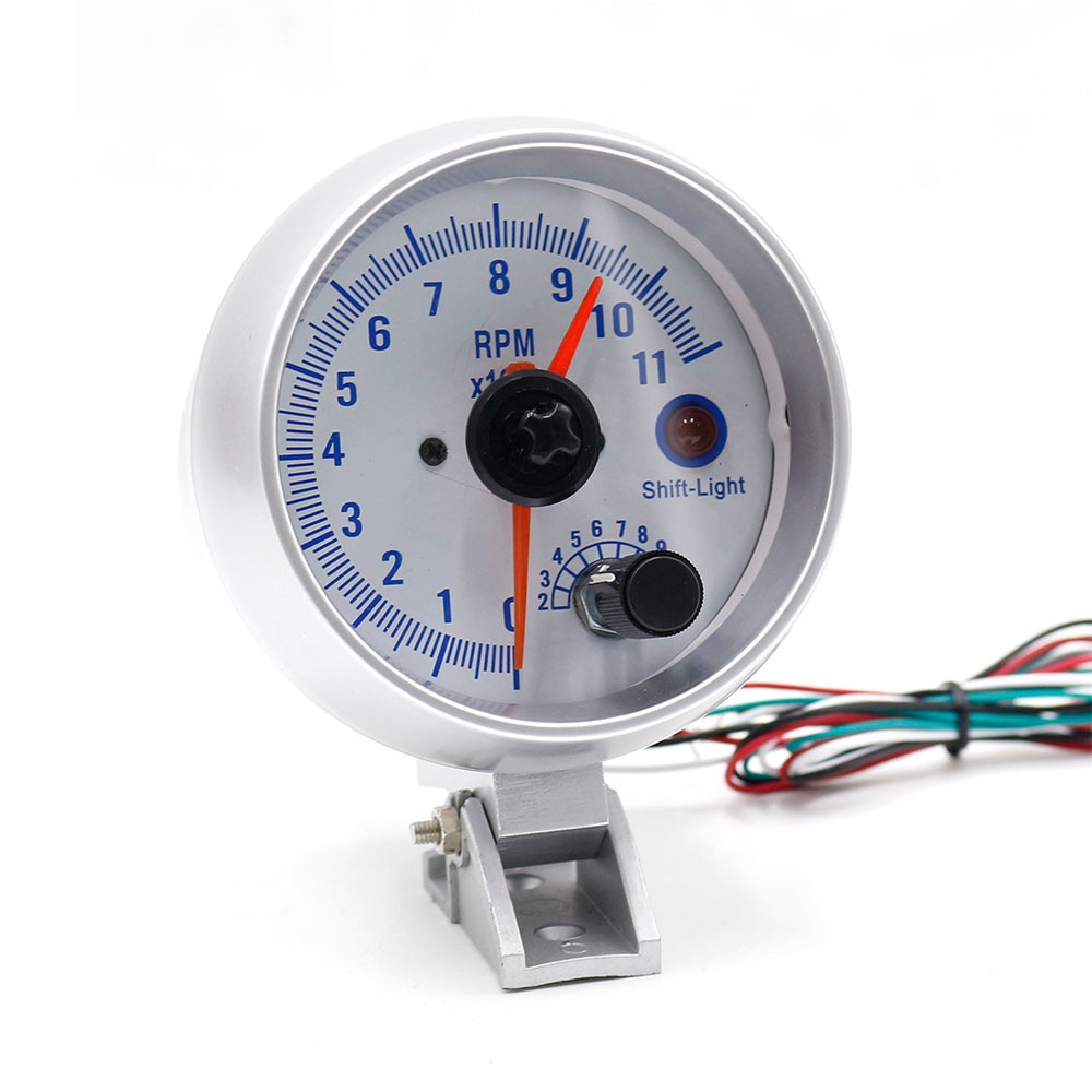 3.75 inch Tachometer 0-11000 Rpm gauge Double pointer Tachometer Car ...