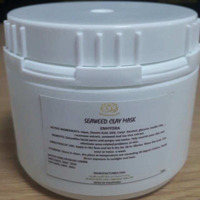 Seaweed clay mask (500g) | Shopee Philippines