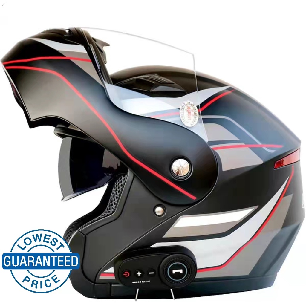 ICC Standard Dual Lens Motorcycle Modular Helmet Suitable for 57-62cm ...