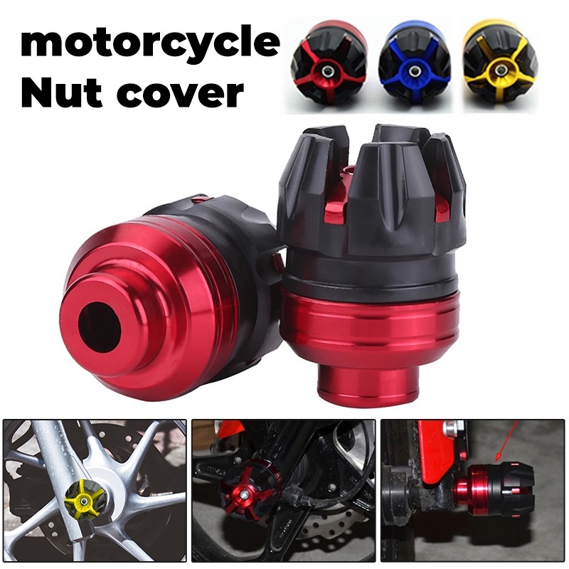 Motorcycle Axle Cap Front Shock Nut Cap Universal 1 Pair | Shopee ...