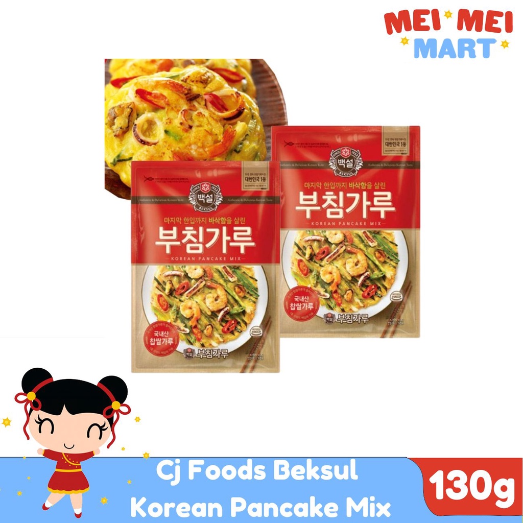 Cj Foods Beksul Korean Pancake Mix Scallion Pancake Pan Frying Mix ...
