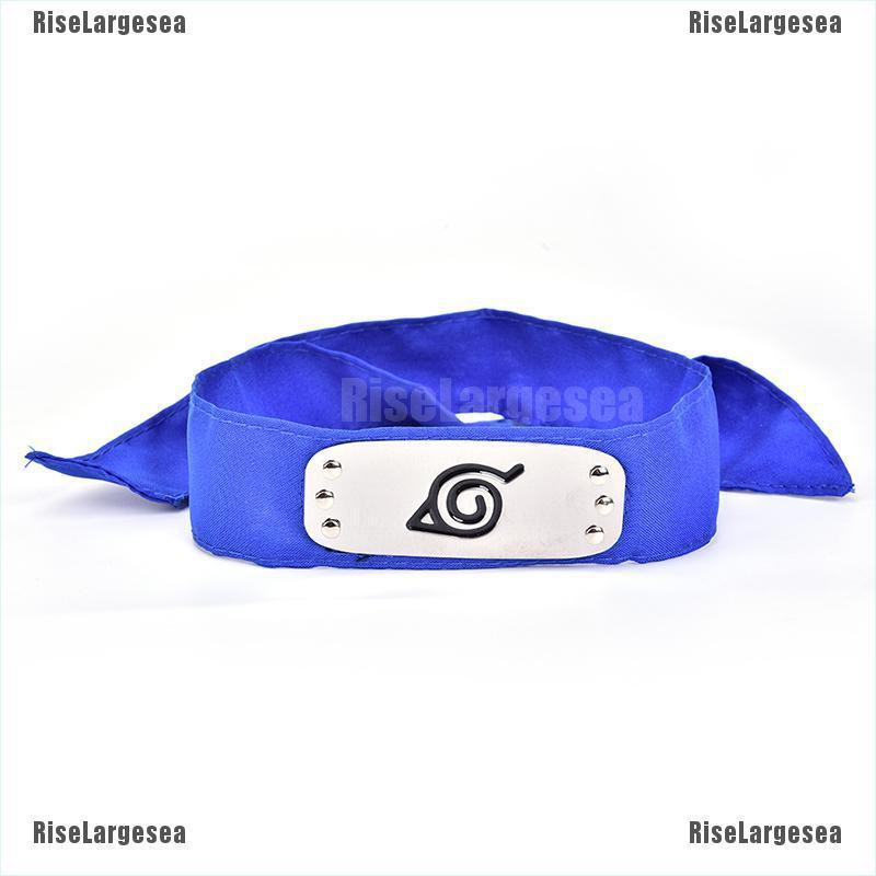 RiseLargesea♥♥Blue Ninja Cosplay Headband Leaf Village Ninja Kakashi ...