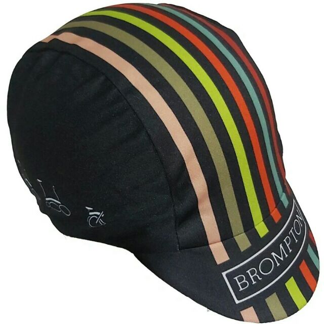 BROMPTON STRIPES BIKE STATEMENT BICYCLE CYCLING RUNNING TRAIL CAP ...