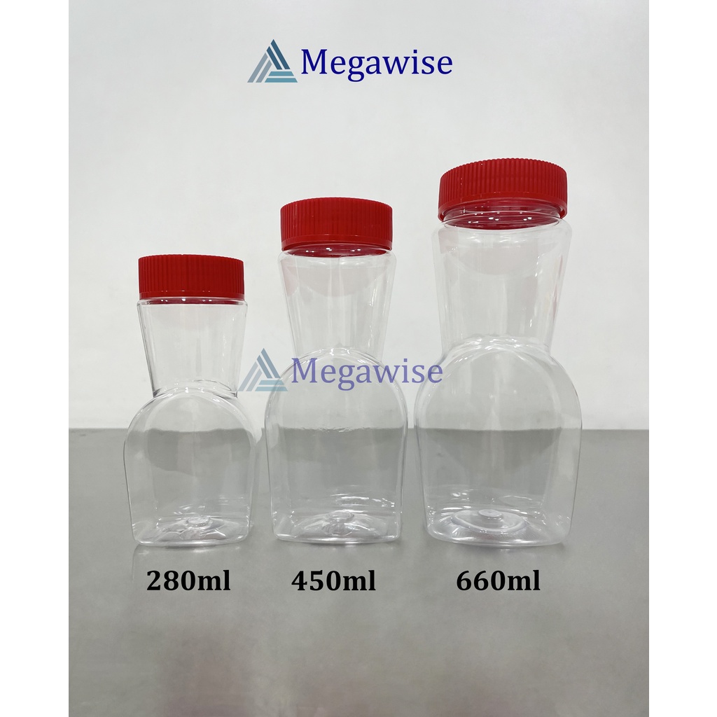 Pili Plastic Jar with Red/White Cap | Shopee Philippines