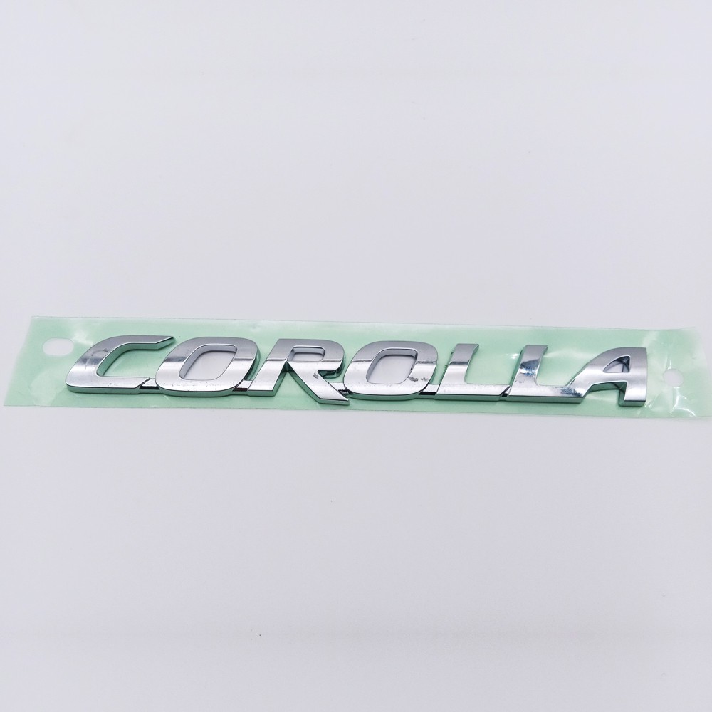 1 ABS COROLLA Logo Auto Car Emblem Badge Sticker For Toyota | Shopee ...