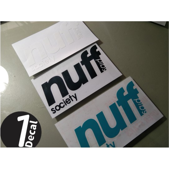 nufs.minimal layout Decal Sticker | Shopee Philippines