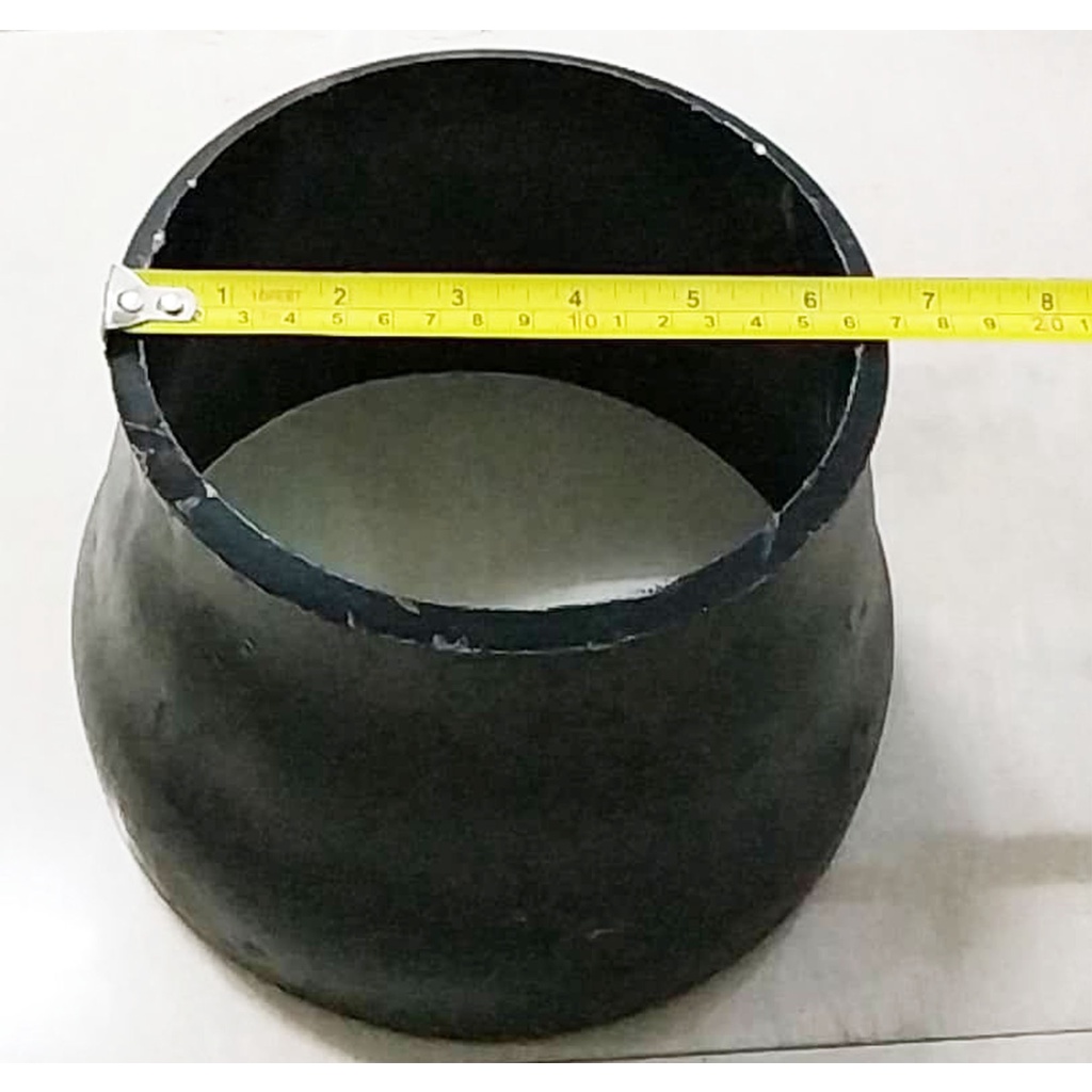 BI CONCENTRIC REDUCER 8" X 6" SCH40 BLACK IRON THICKNESS 7.5MM | Shopee ...