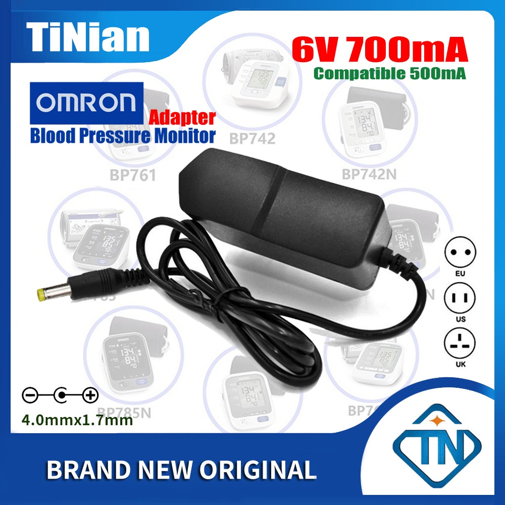 6V AC/DC Power Adapter for Omron M2 Basic BP742 JPN500 HEM-7116-E8(V ...