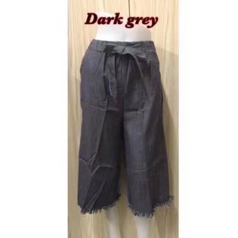CC-#1818 Wide leg fringed pants Korean Fashion Square Pants Tokong For ...
