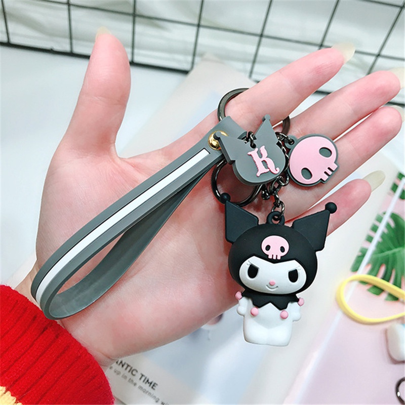 Ossayi Sanrio Keychain Kitty Melody Keroppi Badtz Pom Purin Cinnamoroll ...