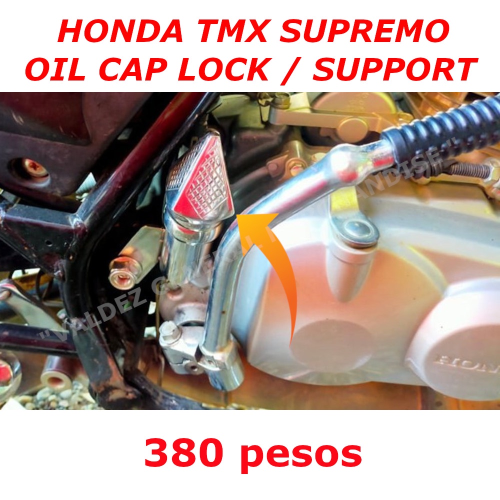 Honda TMX Supremo 150, Stainless Oil Cap Support Lock "NEW DESIGN ...
