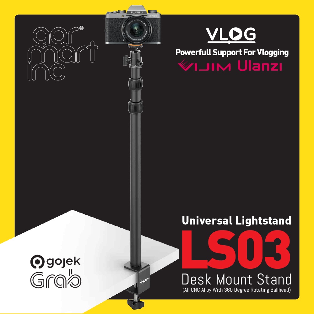 Ulanzi VIJIM LS03 Desk Mount Stand for Light HP Camera Bracket Clamp ...