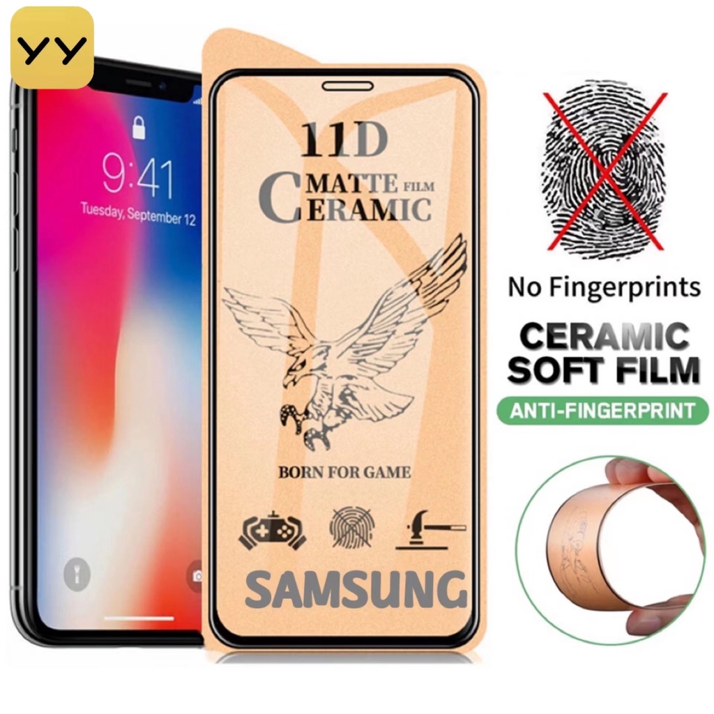 Ceramic Matte Full Screen Film For【SAMSUNG】A01 A11 A21 A31 A41 A10 A20S ...