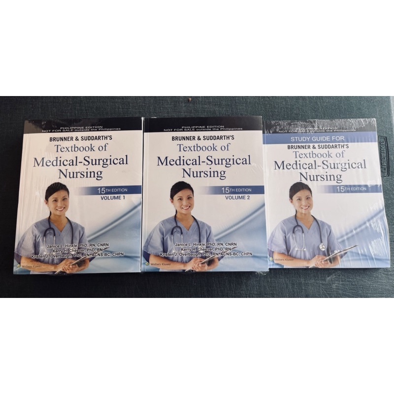 BRUNNER & SUDDARTH'S TEXTBOOK OF MEDICAL-SURGICAL NURSING 14&15TH EDITION VOLUME 1&2 WITH ...