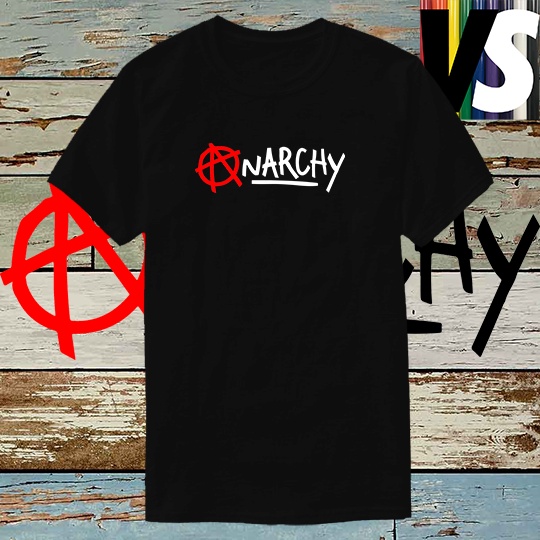 Anarchy Graphic Shirt Vinyl Front Print (Unisex For Men And Women ...
