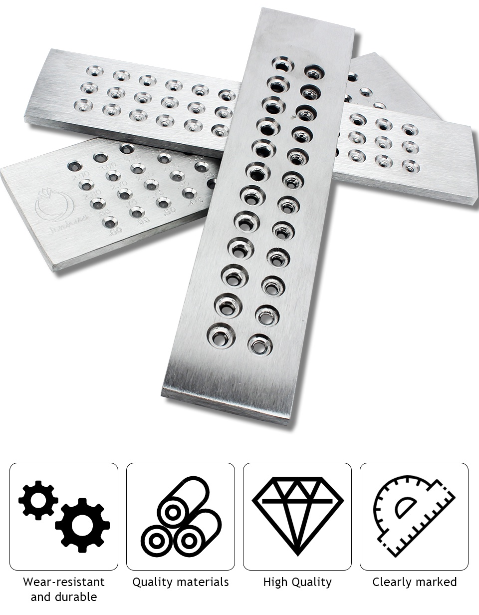 Tungsten Carbide Wire Drawplate Square/Half Round Shape 0.26-9.0mm 20/ ...