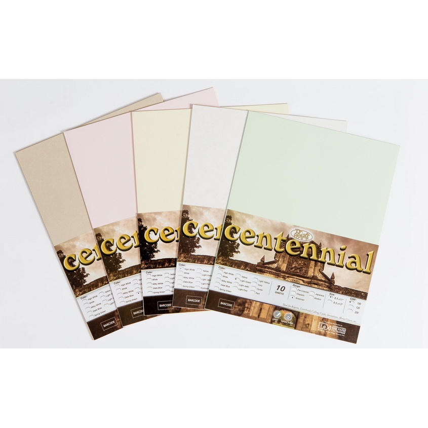 Centennial Pre-Colonial 8-1/2 x13 (25 packs x 10 Sheets) | Shopee ...