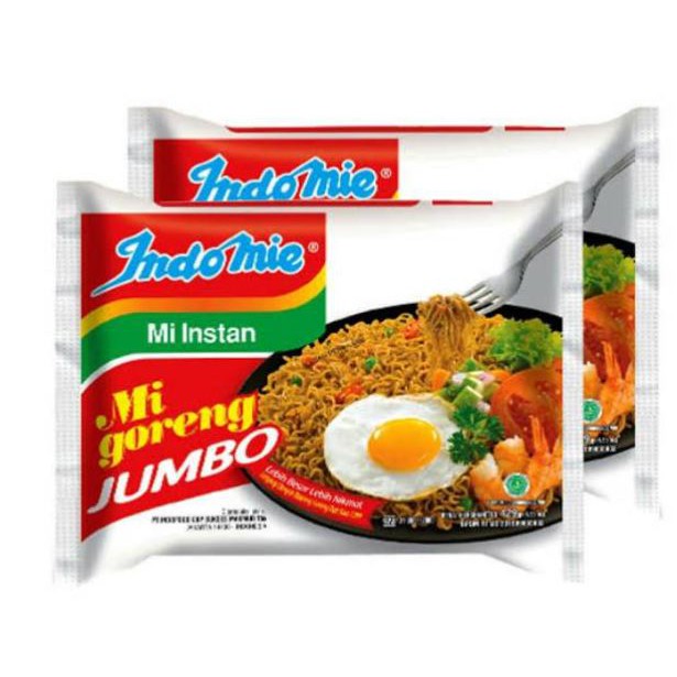 Indofood Indomie MI GORENG JUMBO 129g Authentic INDONESIA Mee GORENG ...
