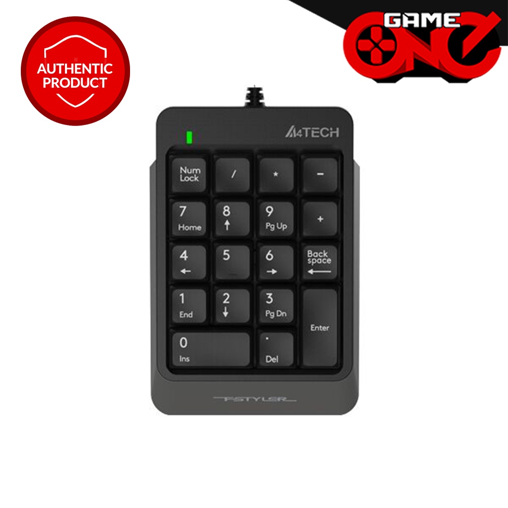 A4Tech FStyler FK13M Sleek Numeric Keypad Micro USB [Black] | Shopee Philippines